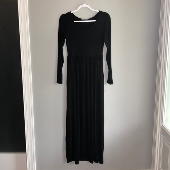 Rags and Couture | Dresses | Rags Couture Long Sleeve Maxi Dress | Poshmark